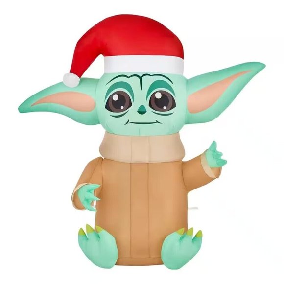 Gemmy | Holiday | Star Wars The Mandalorian Grogu 35 Ft Christmas ...
